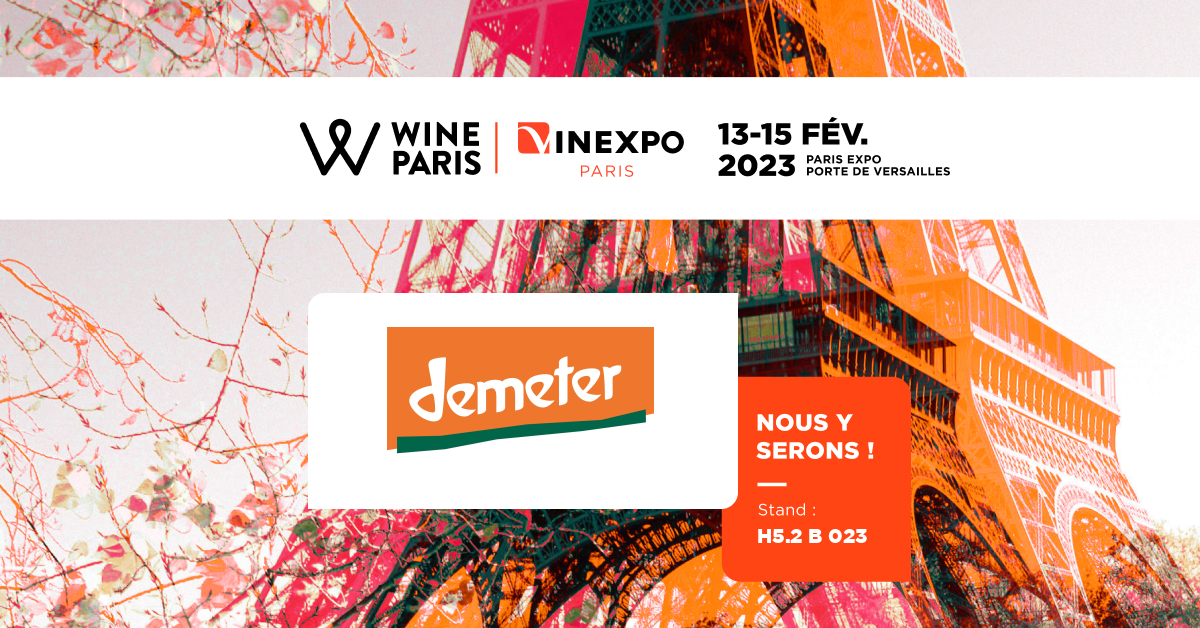 Le premier pôle Demeter à Wine Paris 2023 - Demeter France